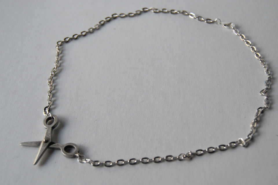 Movable Silver Scissors Necklace | Scissor Charm Necklace | Cute Sciss ...